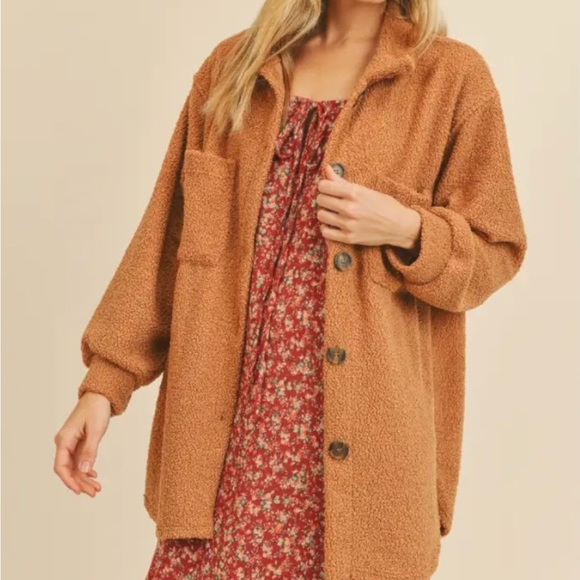 If She Loves | Jackets & Coats | Sherpa Shacket | Poshmark
